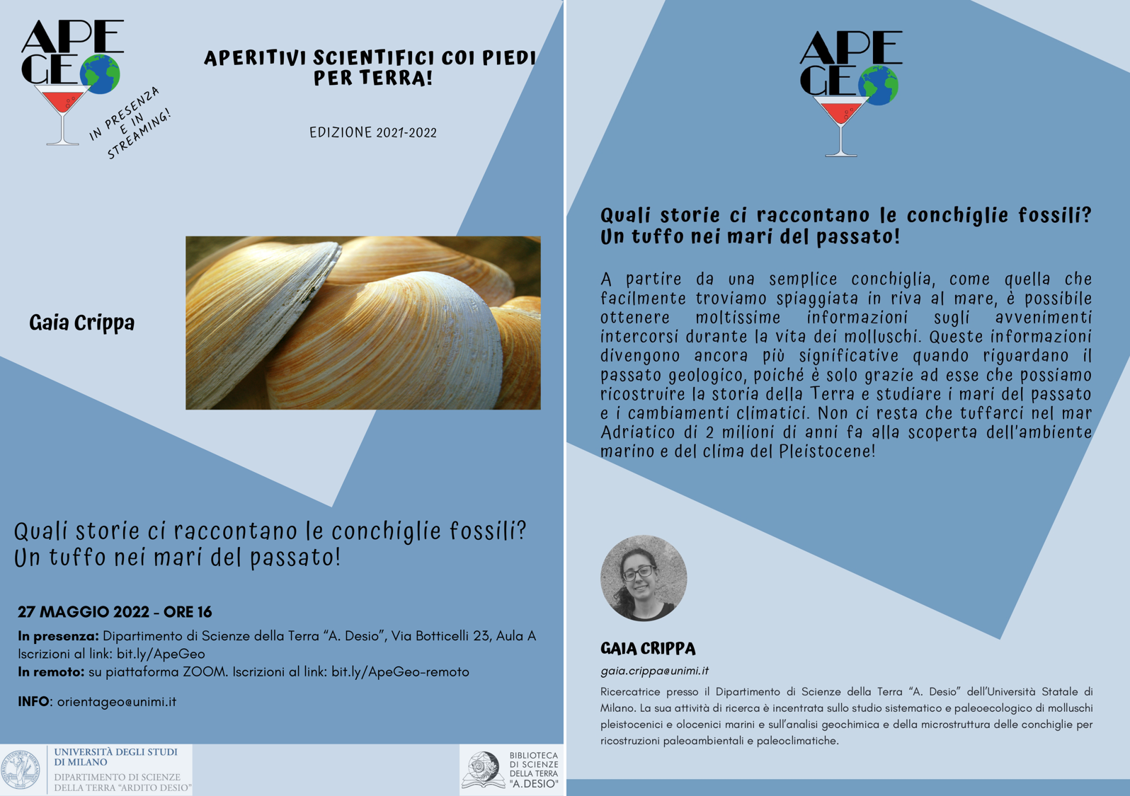 ApeGeo. Gaia Crippa e i fossili - Z3xmi