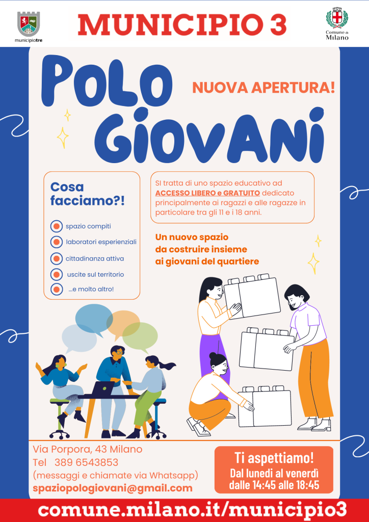 Il Polo Giovani di via Porpora - Z3xmi