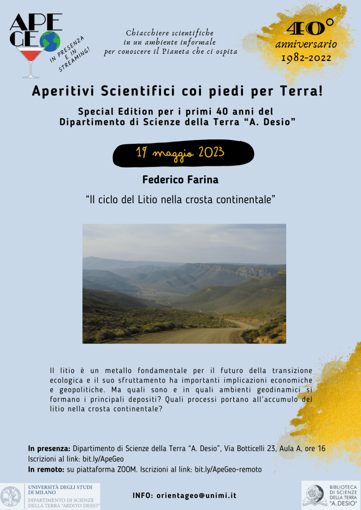 ApeGeo. Il ciclo del Litio nella crosta continentale - Z3xmi