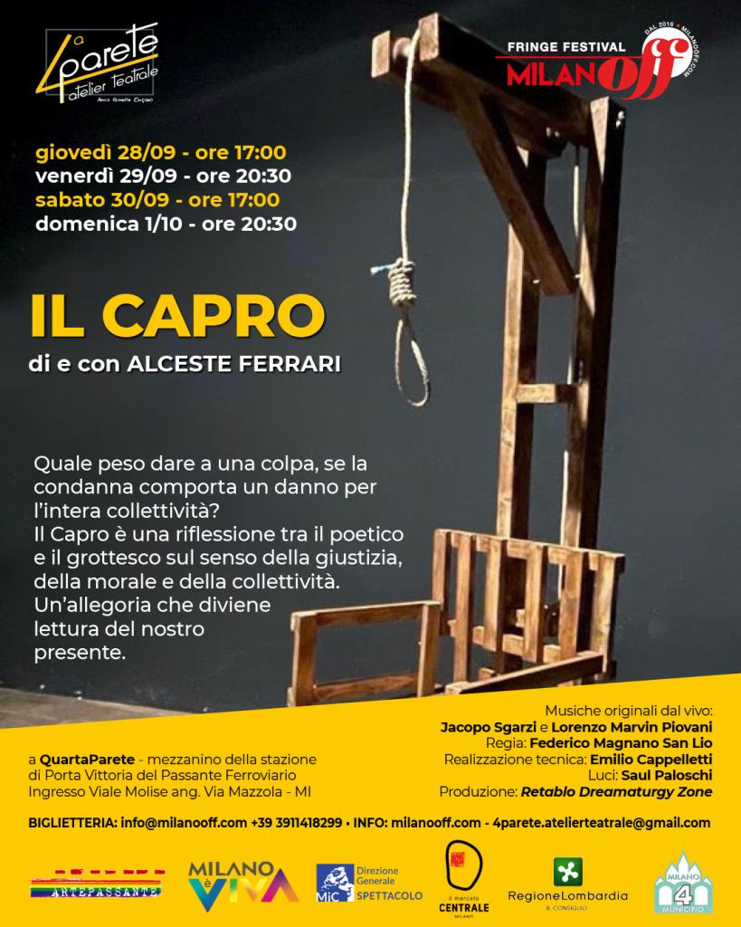 Quarta parete MilanoOff Fringe Festival - Z3xmi